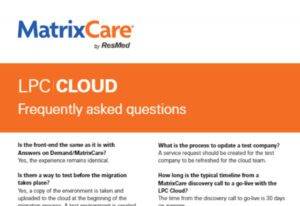 LPC Cloud frequently asked questions (FAQ) | EHR software solutions ...