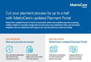 MatrixCare’s updated Payment Portal