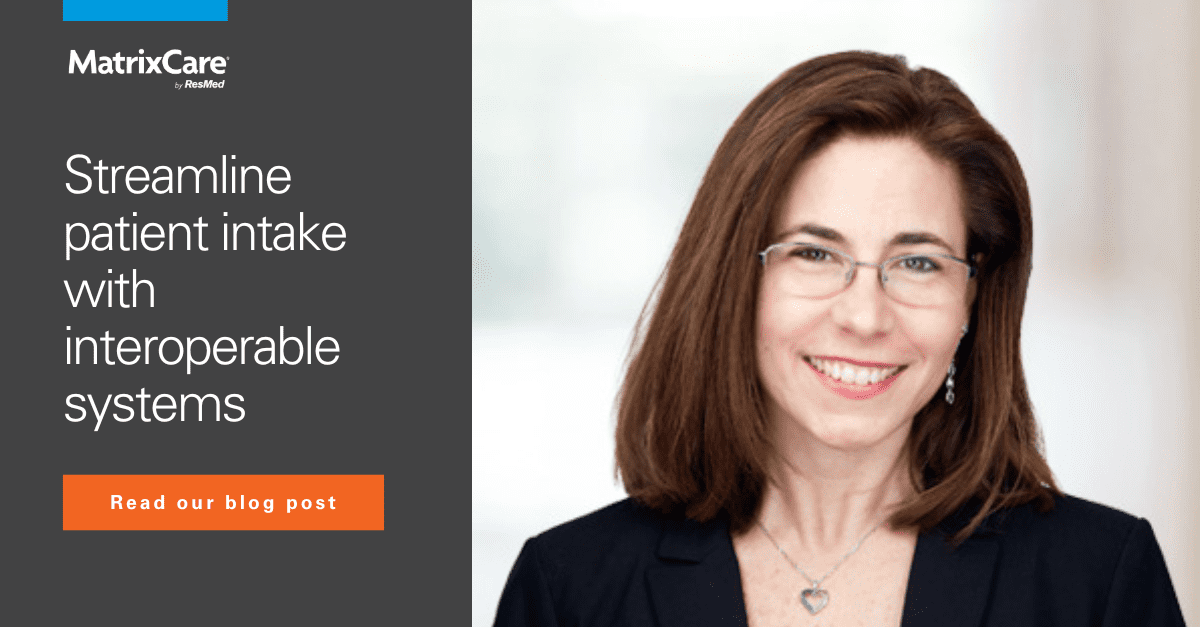 Streamline patient intake with interoperable systems